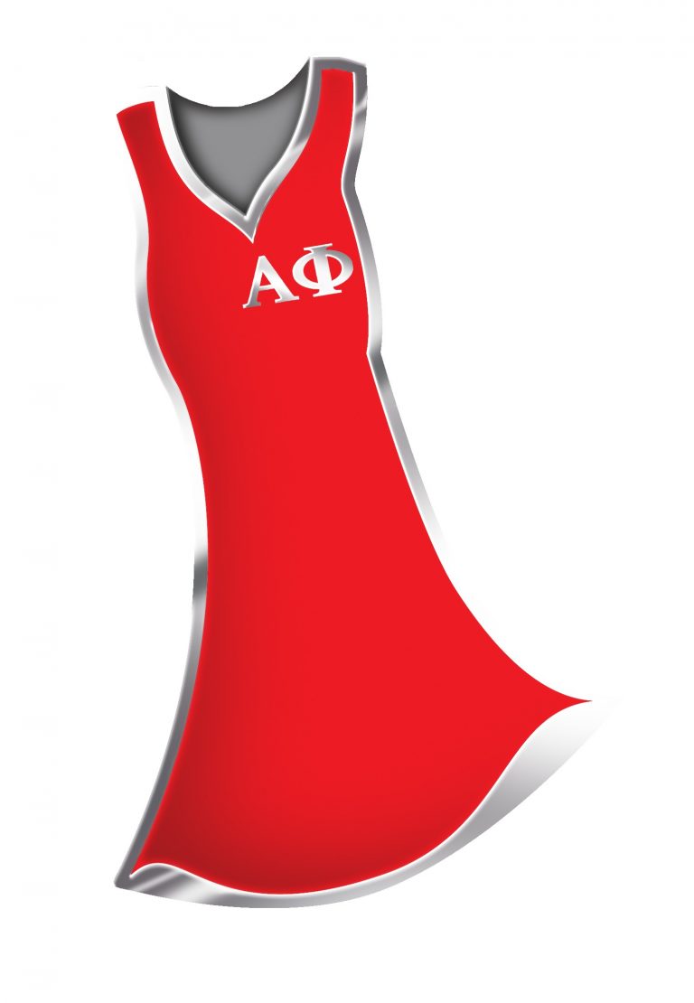 Red Dress Pins - Alpha Phi Foundation